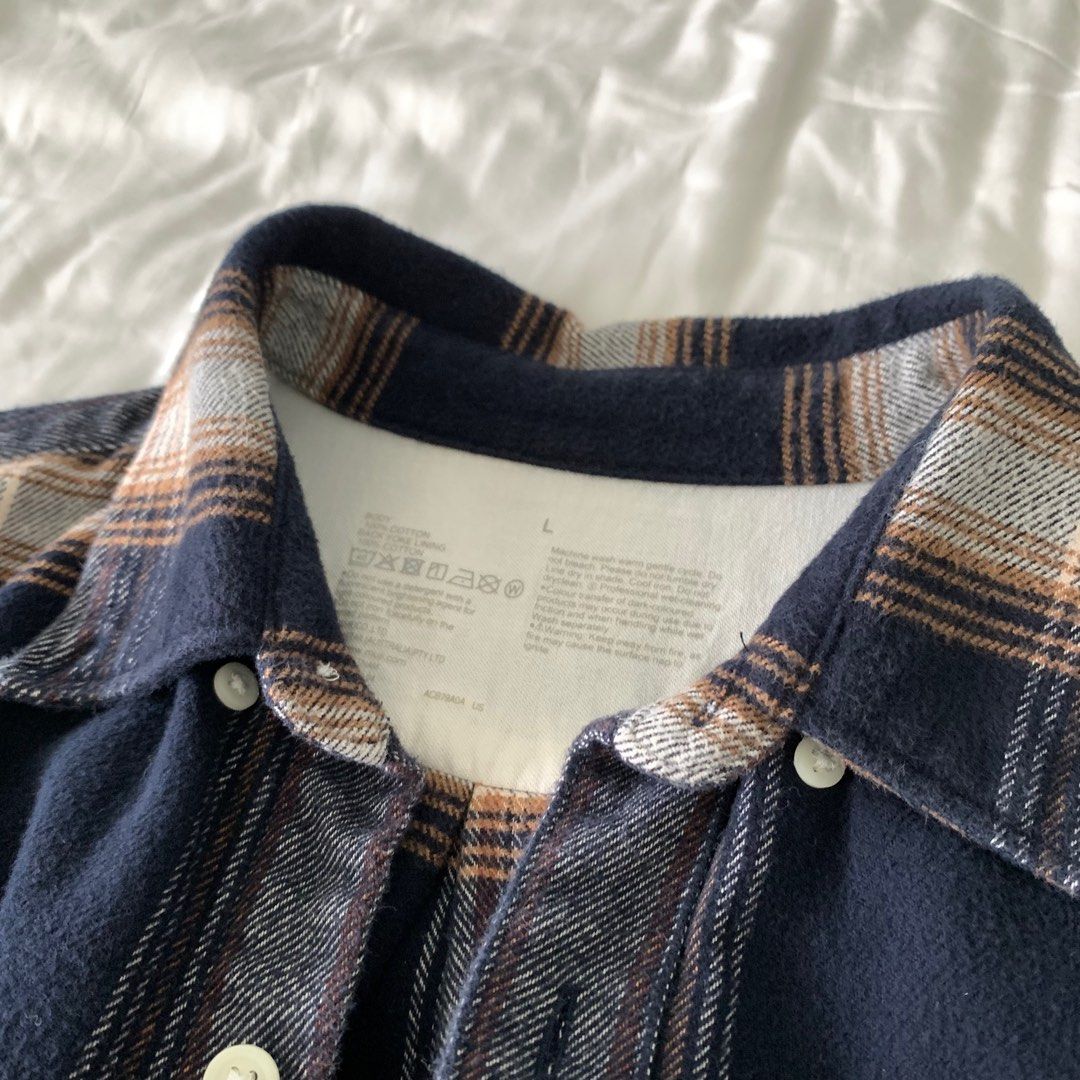 Muji flannel shirt, Men's Fashion, Coats, Jackets and Outerwear on ...