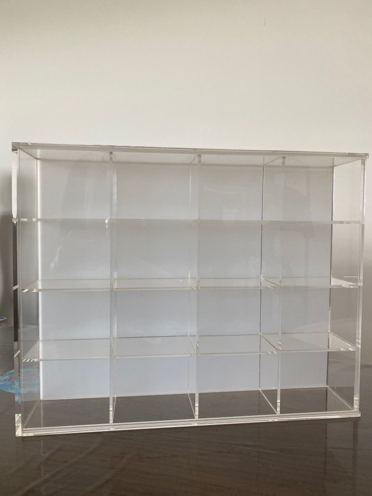 Muji transparent acrylic display case/ box, Furniture & Home Living ...