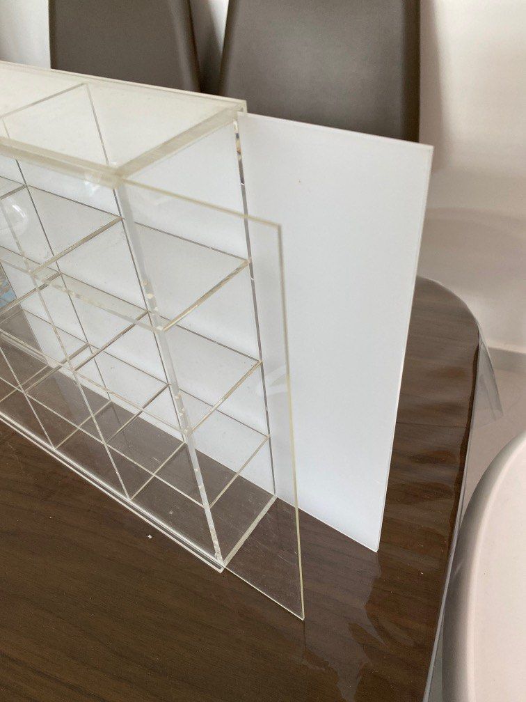 Muji transparent acrylic display case/ box, Furniture & Home Living ...