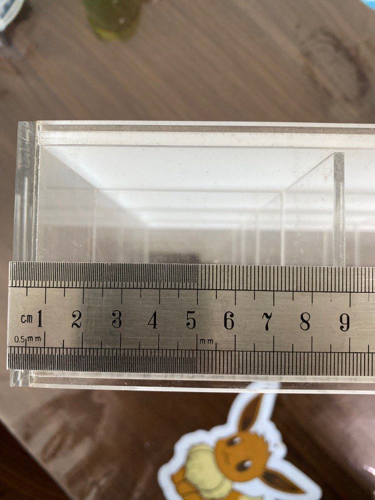 Muji transparent acrylic display case/ box, Furniture & Home Living ...