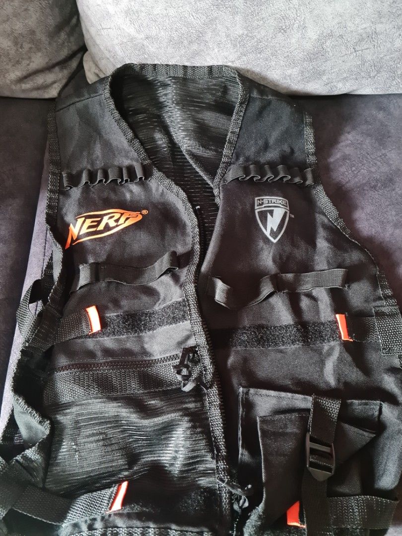 Nerf pretend play vest , jacket, Hobbies & Toys, Toys & Games on Carousell