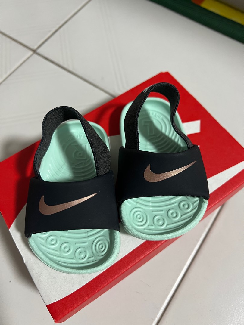 Nike Kawa baby slides, Babies & Kids, Babies & Kids Fashion on Carousell