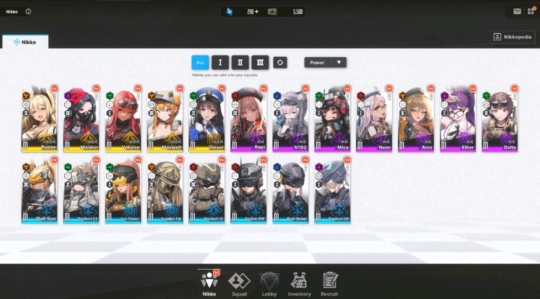 Nikke: Goddess of Victory Account SEA stacked SSR [Volume, Maxwell ...