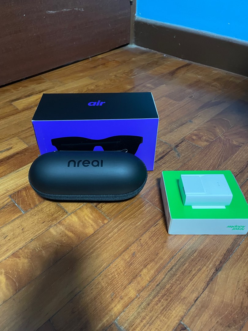 Nreal air ar glasses with nreal adapter, Mobile Phones & Gadgets, Other ...