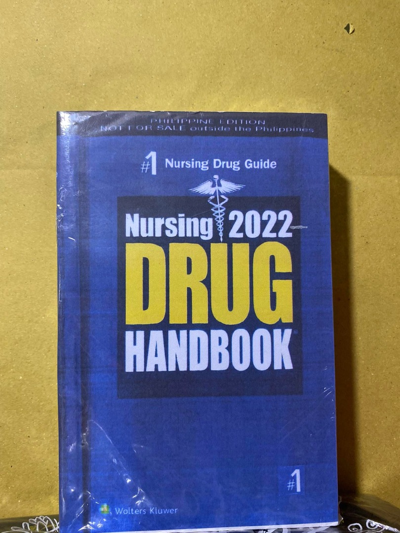 Nursing Drug Handbook 2022 (Book 1 and Book 2), Hobbies & Toys, Books ...