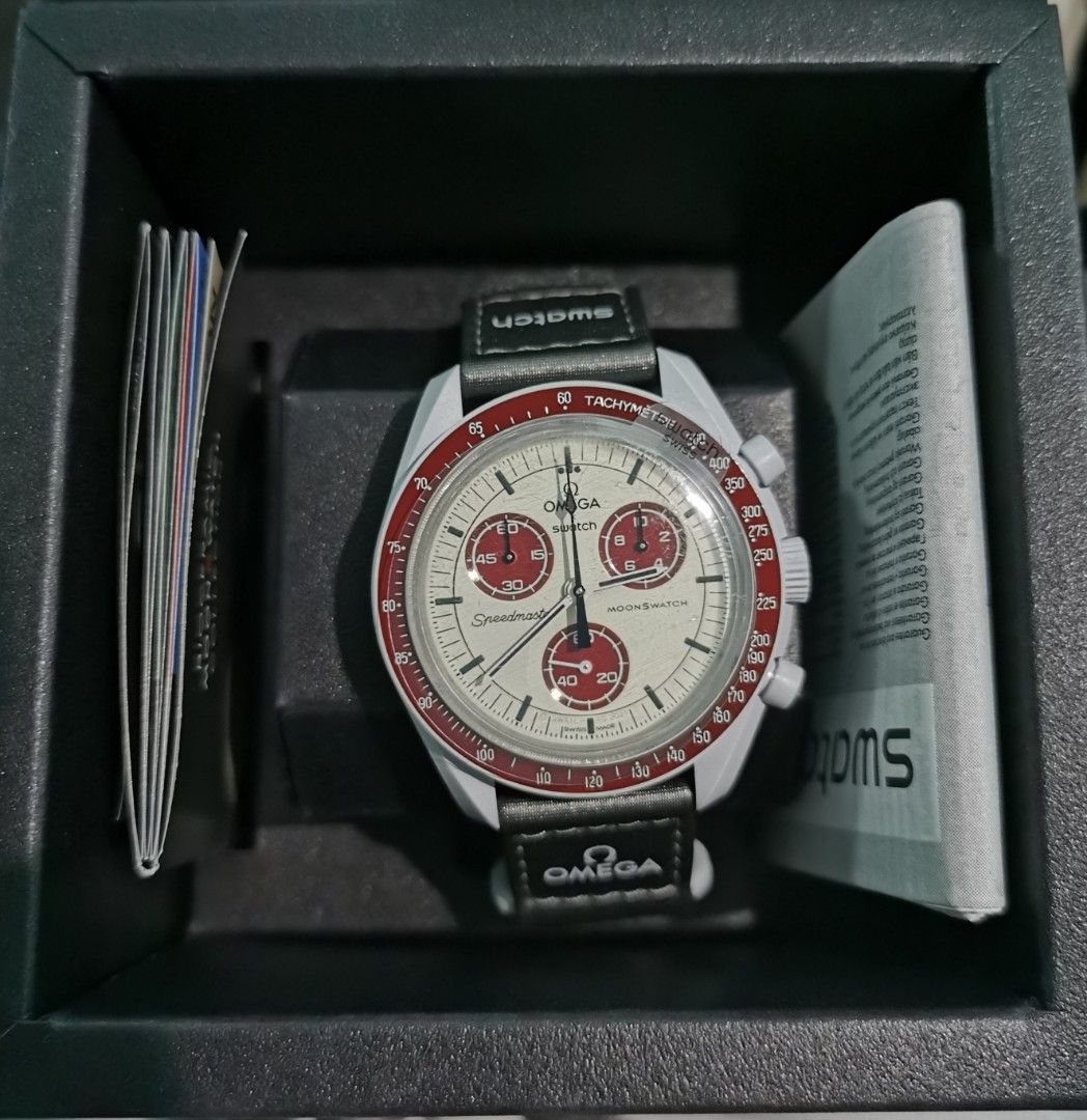 Omega Swatch Moonwatch Pluto, Men's Fashion, Watches & Accessories ...