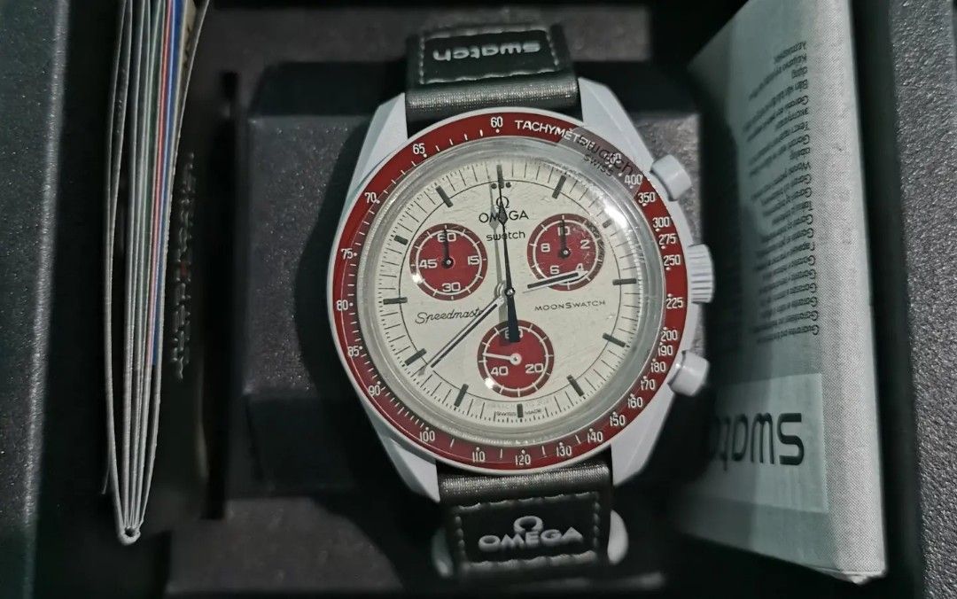 Omega Swatch Moonwatch Pluto, Men's Fashion, Watches & Accessories ...