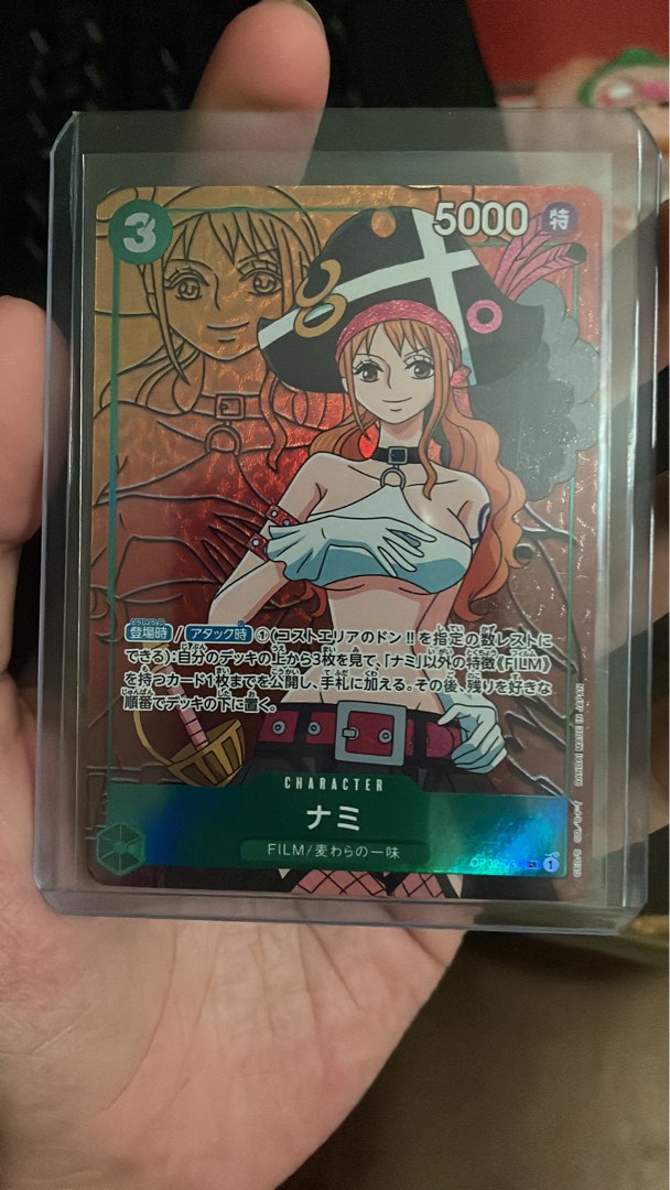 One piece tcg OP-02 Paramount War/Summit War Nami AA, Hobbies & Toys ...