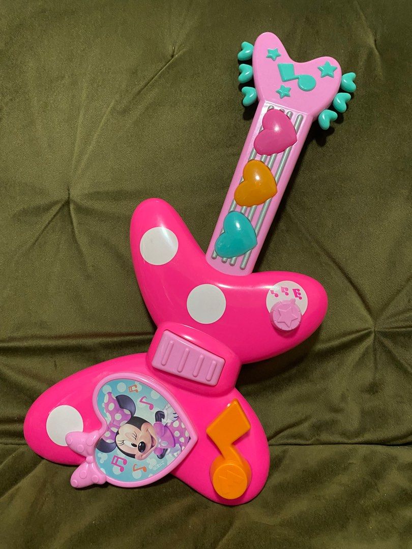 Original Disney Minnie Mouse Guitar, Hobbies & Toys, Music & Media ...