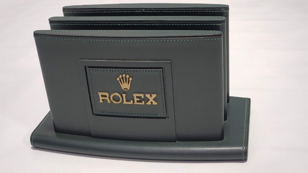 Original Rolex Paper Stand. Genuine Swiss Made Leather, Luxury, Watches ...