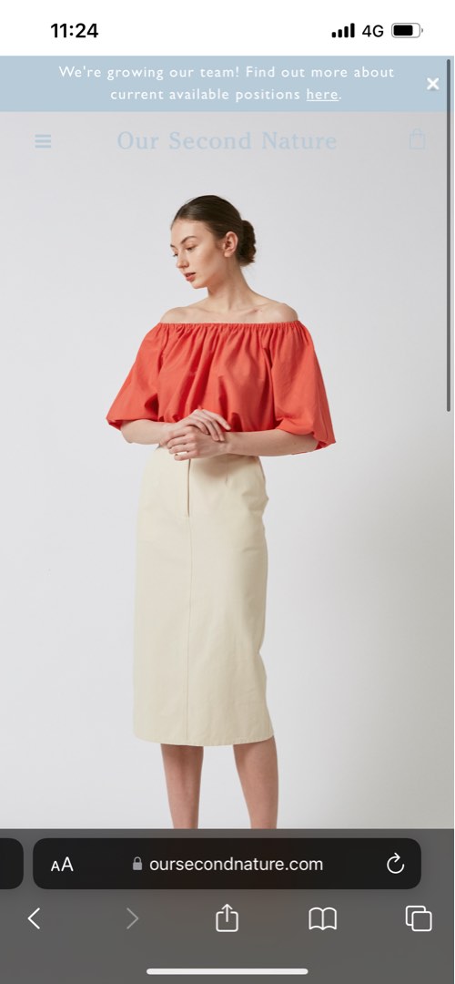 OSN two way broad hem top, Women's Fashion, Tops, Blouses on Carousell