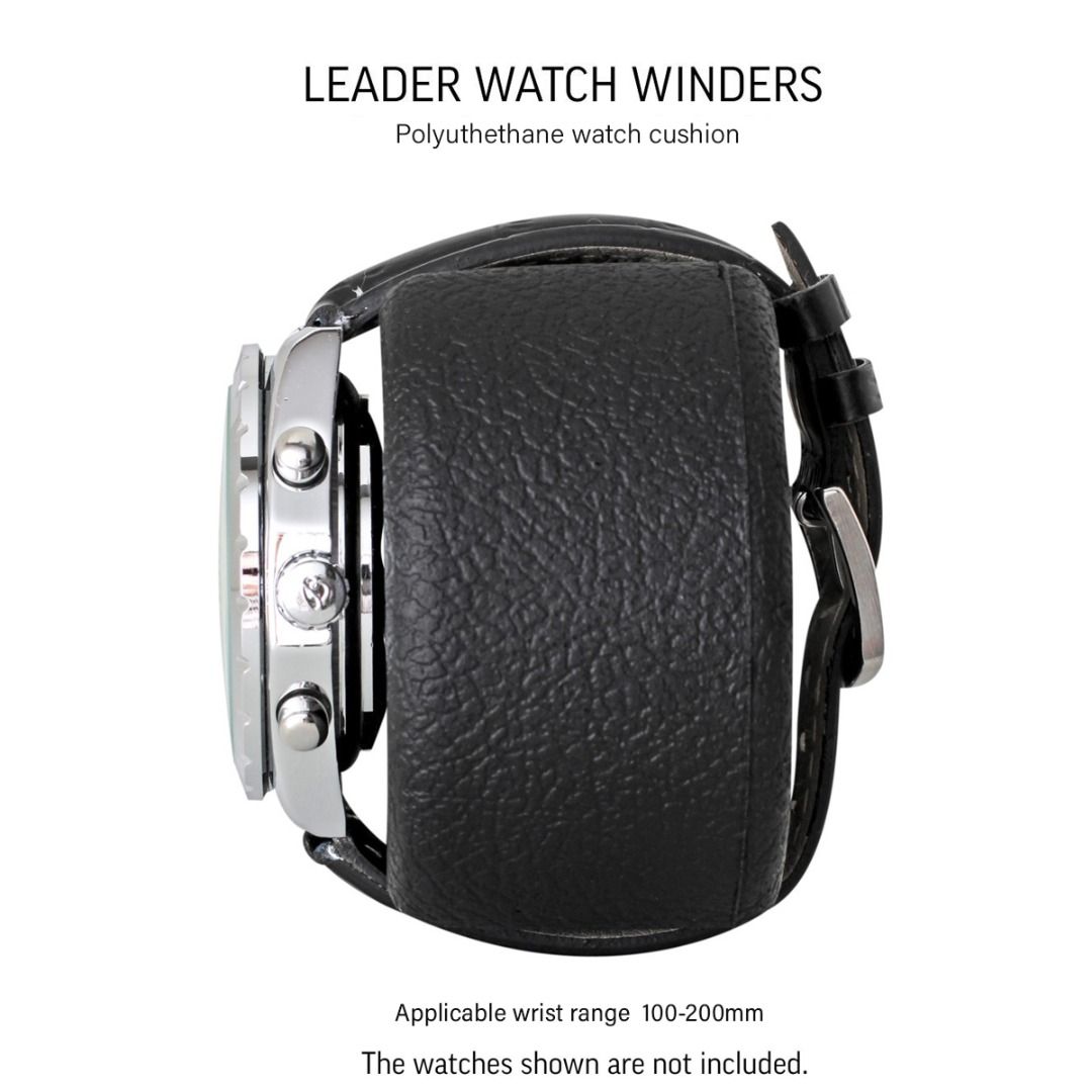 OTTO Dual Modular Watch Winder Case 360 Degrees Movement Watch Winder ...