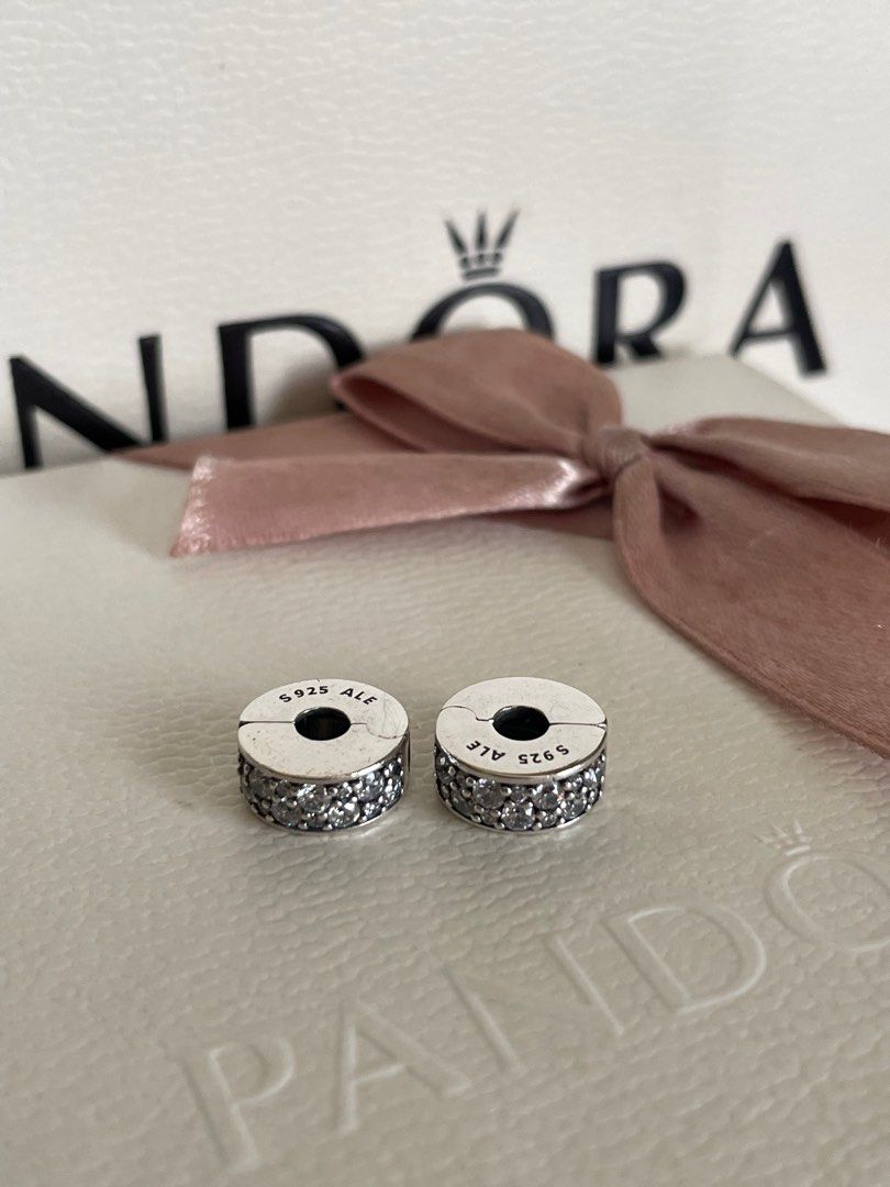 Pandora Elegant spacer clip, Women's Fashion, Jewelry & Organizers ...