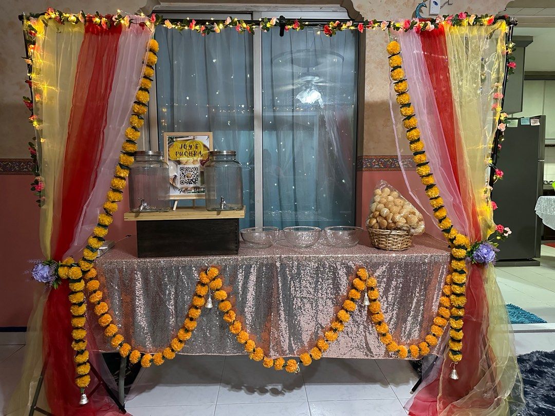 Pani puri stall set up, Food & Drinks, Other Food & Drinks on Carousell