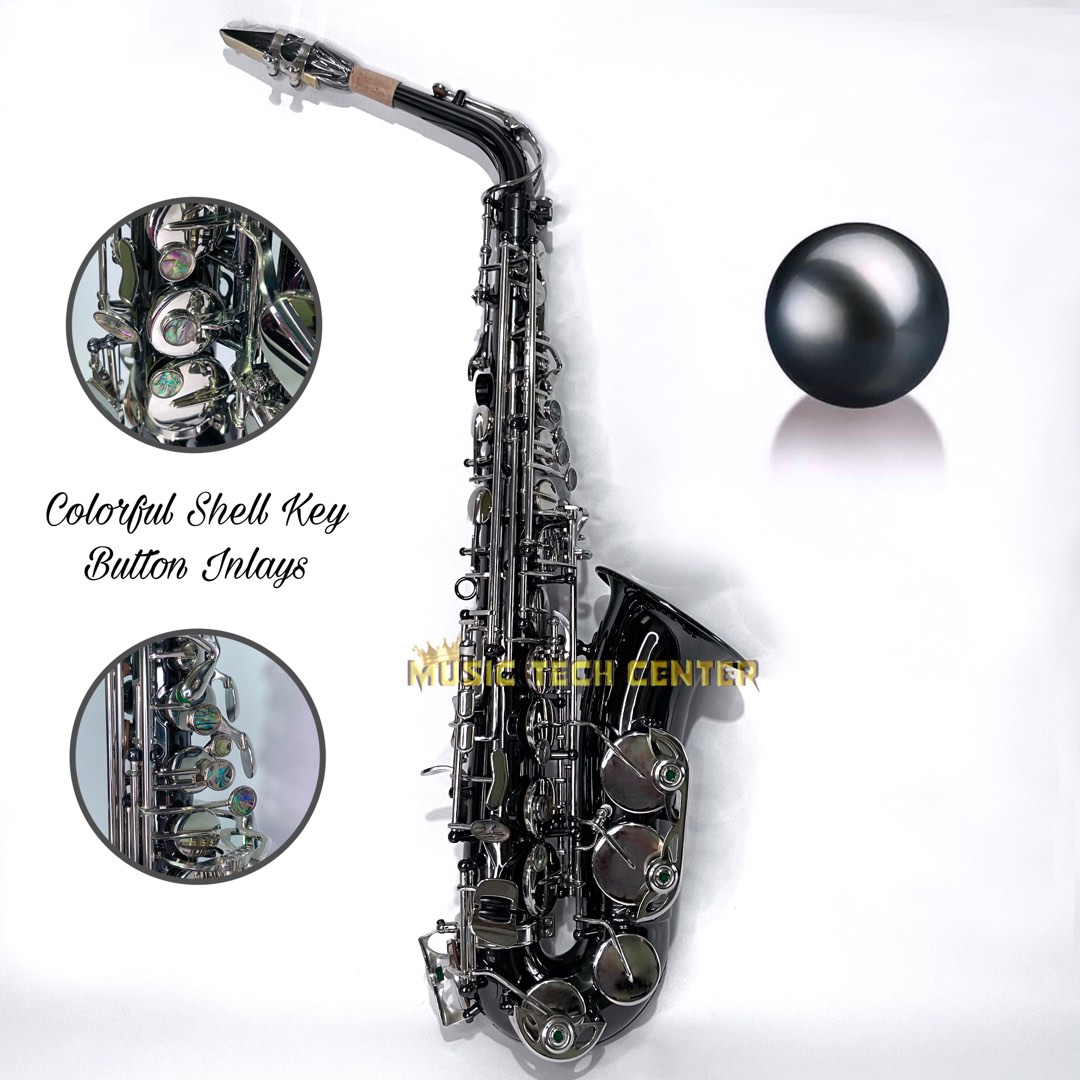 Pearl Black Finish Alto Saxophone Brand New, Hobbies & Toys, Music ...