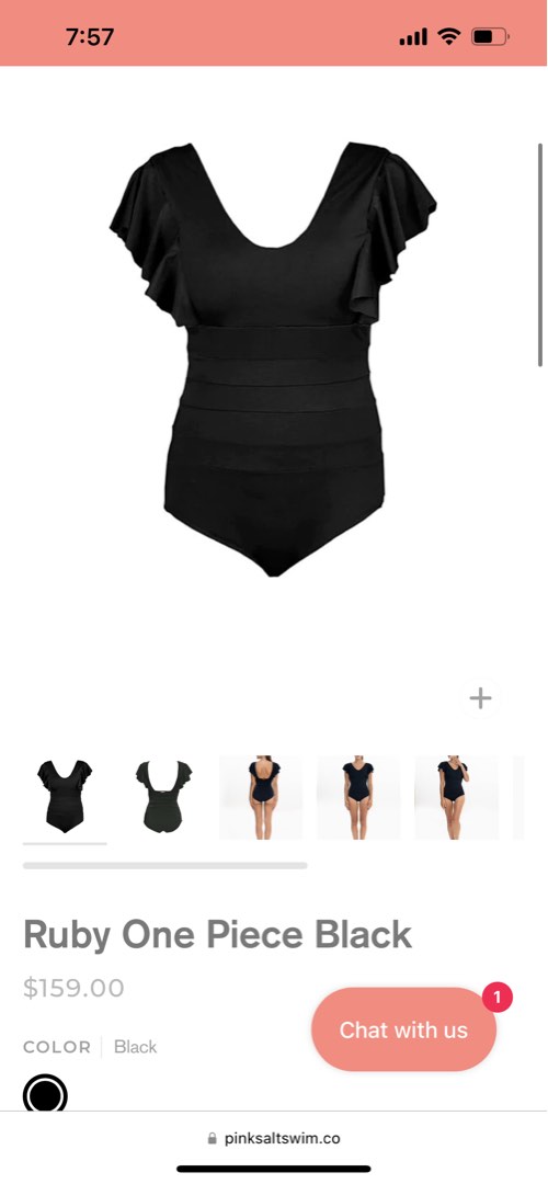 Pinksalt ruby one piece (S), Women's Fashion, Swimwear, Bikinis ...