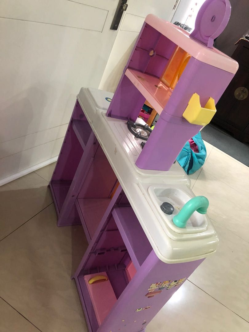 Plastic Play Kitchen, Hobbies & Toys, Toys & Games on Carousell