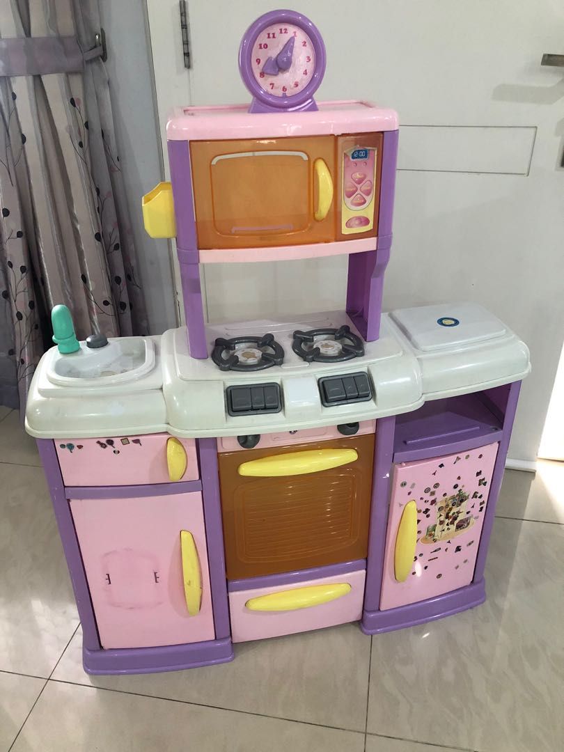 Plastic Play Kitchen, Hobbies & Toys, Toys & Games on Carousell