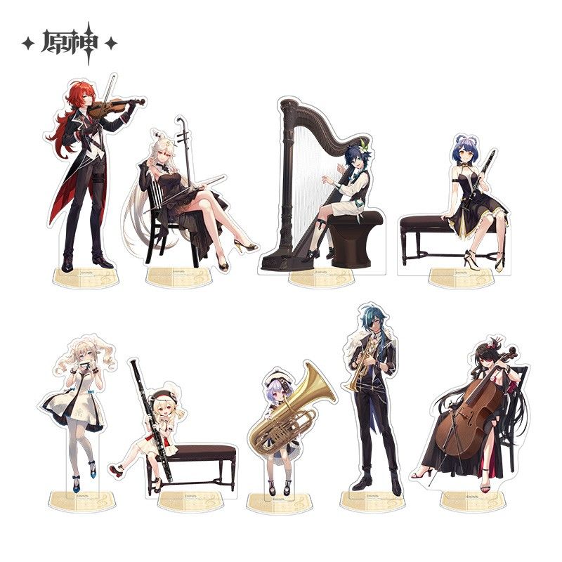 [PO] Official genshin impact standees, Hobbies & Toys, Memorabilia ...