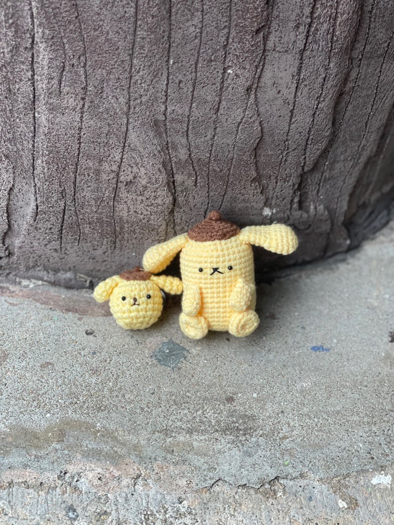 Pompompurin Crochet, Hobbies & Toys, Stationery & Craft, Handmade Craft ...