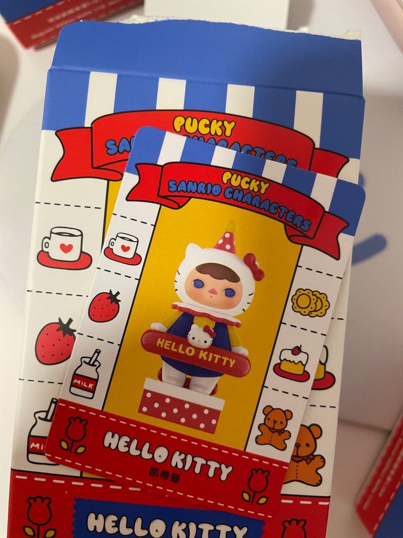 Popmart sanrio pucky hello kitty, Hobbies & Toys, Toys & Games on Carousell