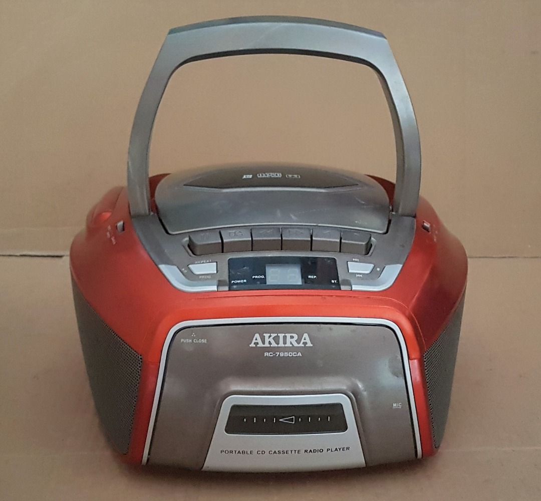 Portable Akira RC-7950CA Player, Japan, Mobile CD Boombox, Digital ...