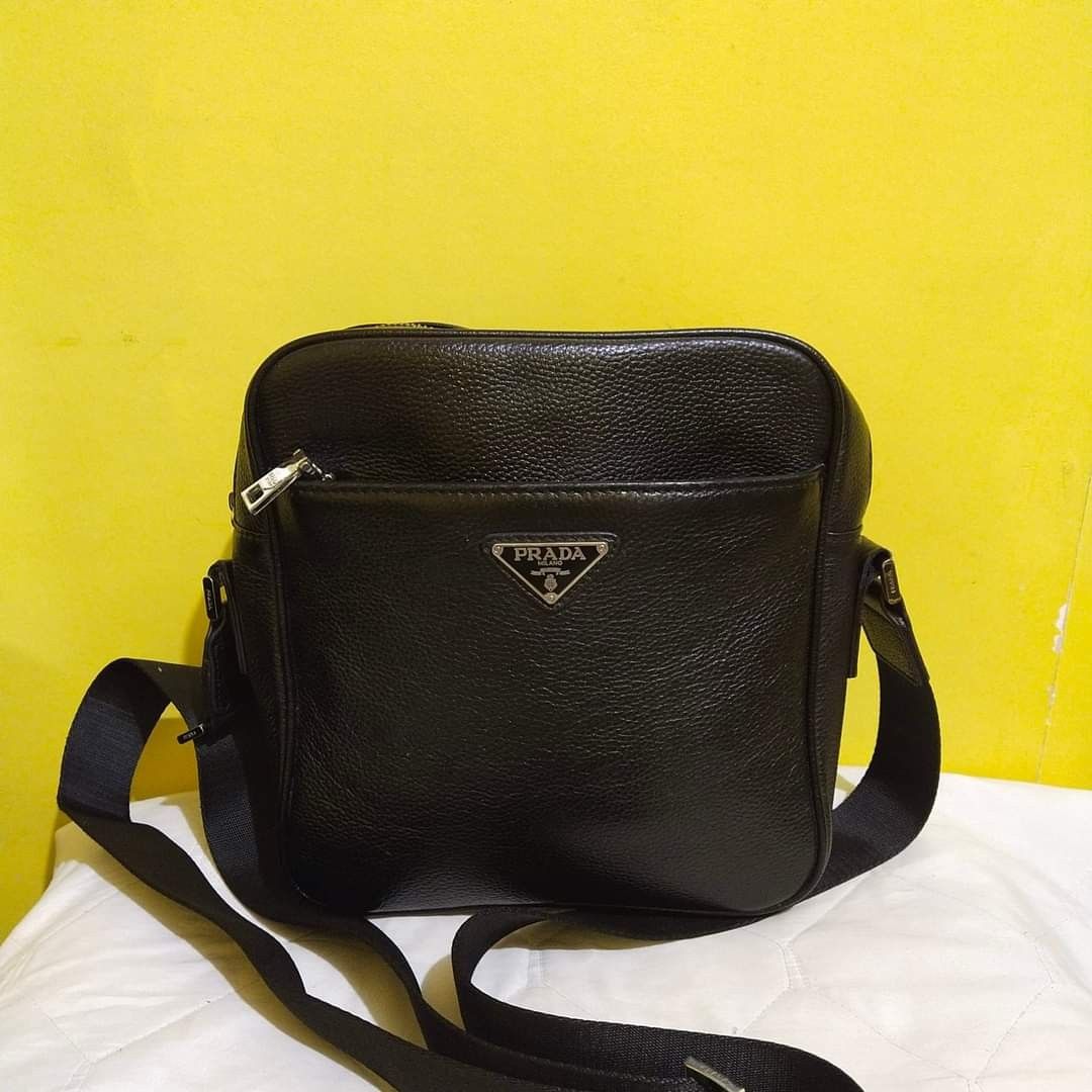 Prada sling crossbody bag, Luxury, Bags & Wallets on Carousell