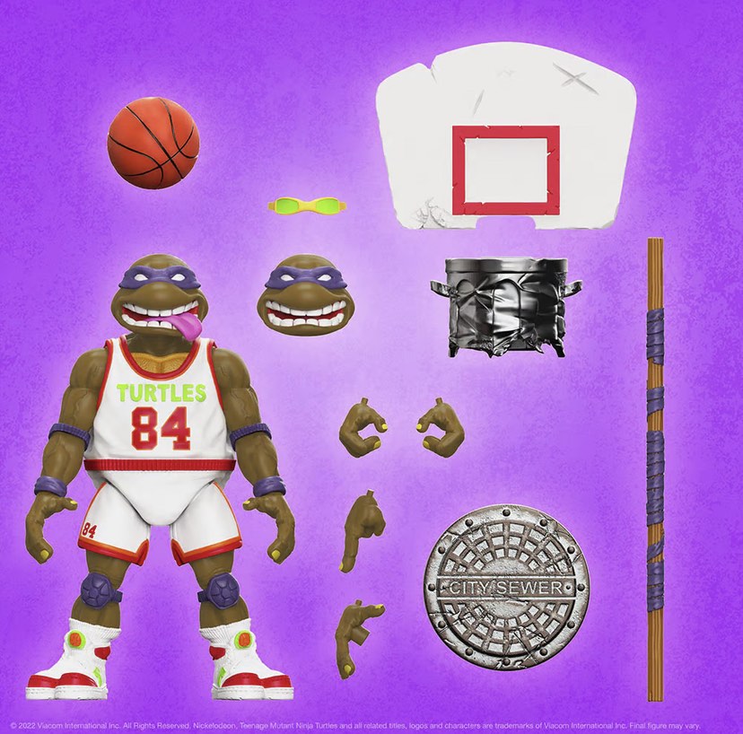 Pre Order Super 7 TMNT Ultimates- Slam Dunkin Donatello, Hobbies & Toys ...