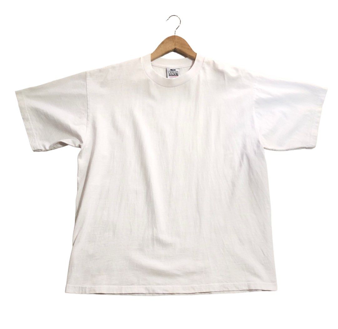PRO CLUB WHITE SHIRT, Men's Fashion, Tops & Sets, Tshirts & Polo Shirts ...