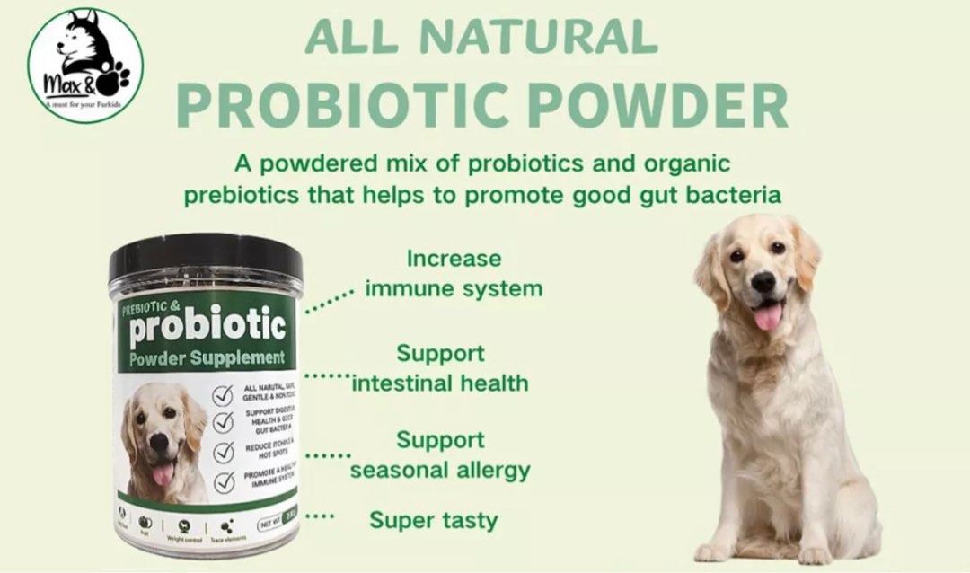 Max & Paw-Probiotics Powder for Dogs & Cats LEFT LAST BOTTLE!, Pet ...