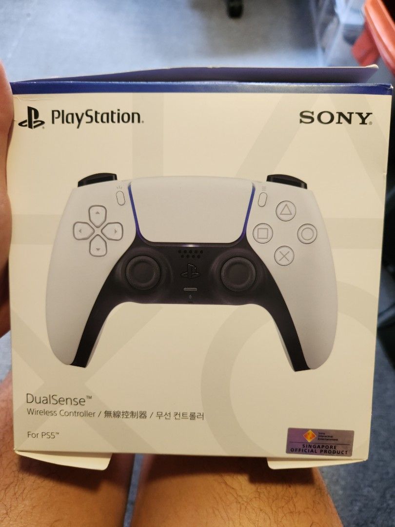 PS5 Controller White New Dual Sense, Video Gaming, Video Game Consoles ...