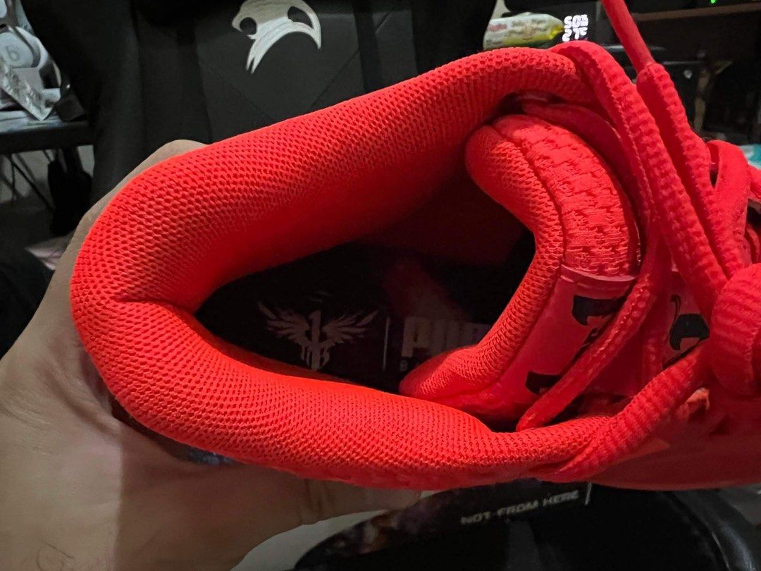 Puma Melo MB1 Red Blast -Fiery Red, Men's Fashion, Footwear, Sneakers ...
