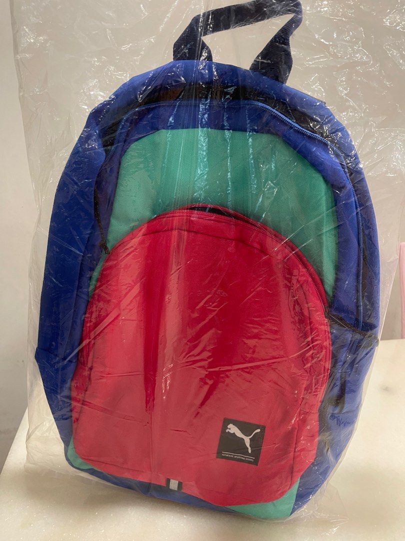 Puma red blue backpack, Men's Fashion, Bags, Backpacks on Carousell