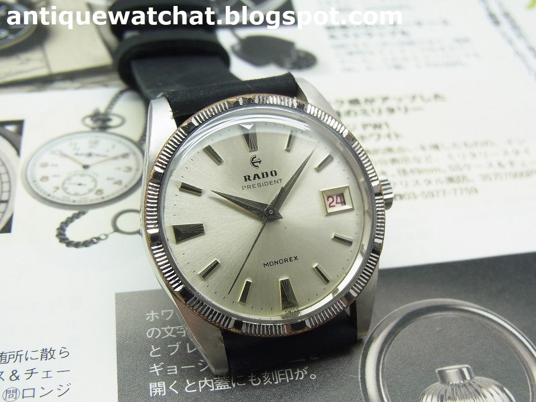 RADO PRESIDENT MONOREX 17 JEWELS HAND WINDING WATCH, Luxury, Watches on ...