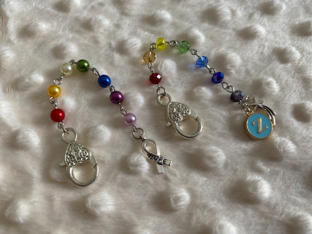 Rainbow Keychain, Hobbies & Toys, Stationery & Craft, Handmade Craft on ...