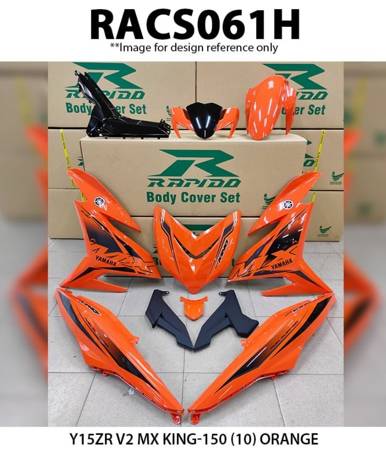 Rapido Cover Set Coverset Sniper150 V2 / Y15 V2 / MX KING V2 / Exciter ...