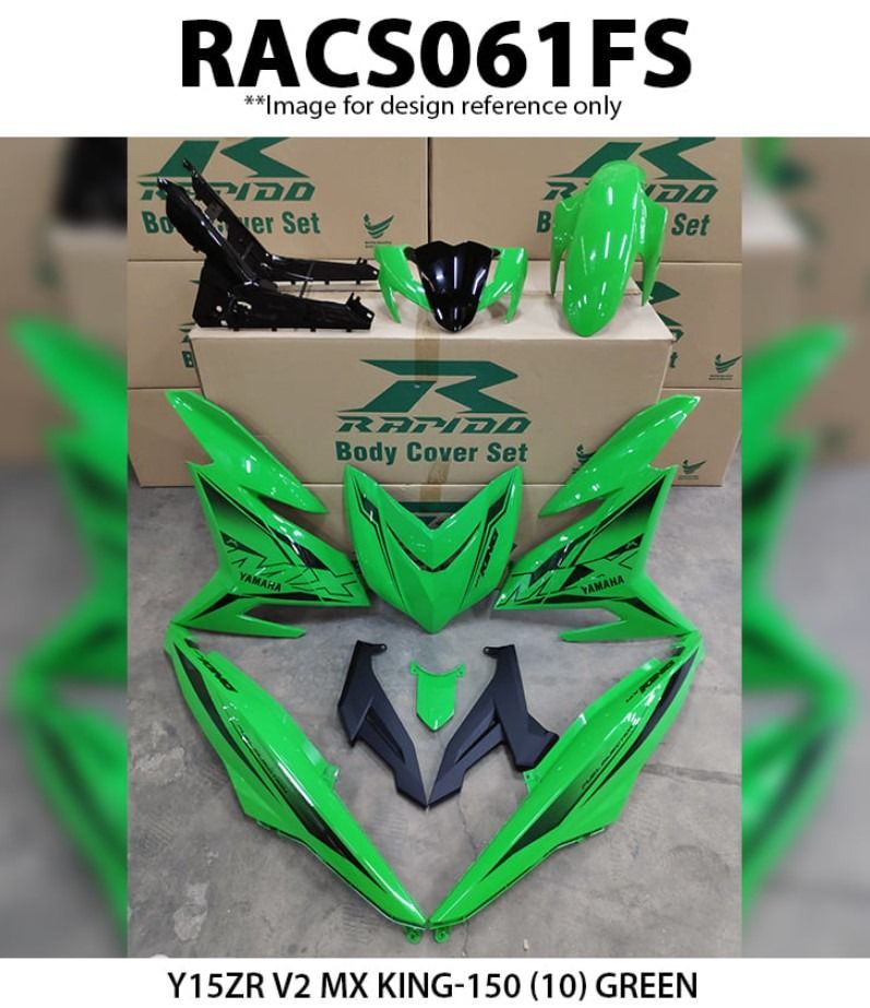 Rapido Cover Set Coverset Sniper150 V2 / Y15 V2 / MX KING V2 / Exciter ...