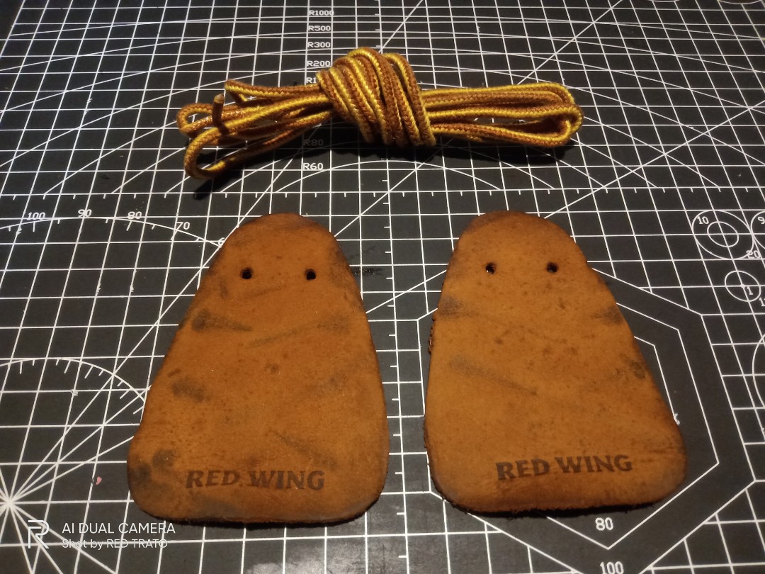 Red Wing Boots original leather tongue lonewolf monkey boots carpenter ...