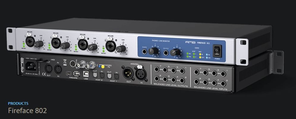RME FIREFACE 802, Audio, Other Audio Equipment on Carousell