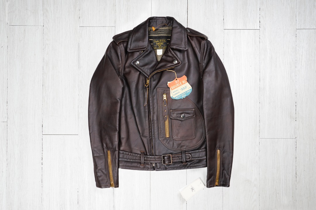 RRL x Schott (MODEL no.333) Leather Jacket, 男裝, 外套及戶外衣服 - Carousell