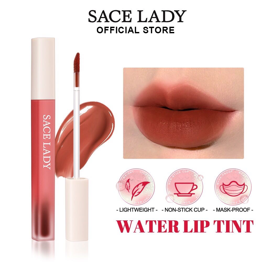 SACE LADY Water Tint Liptint Waterproof Liquid Lipstick Long-lasting ...
