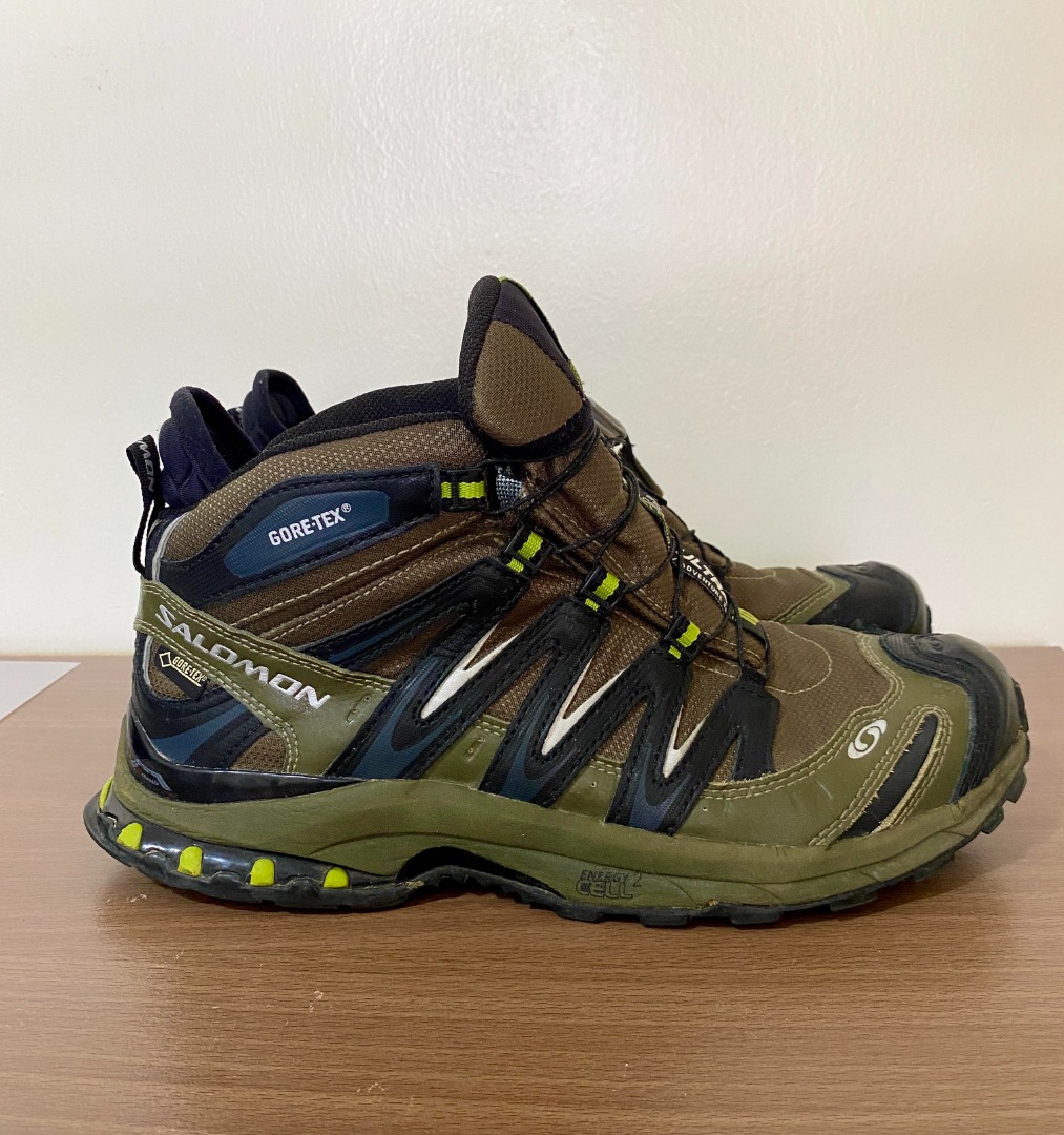 Salomon XA Pro 3D Mid GTX Bayou Green, Size 9, Men's Fashion, Footwear ...