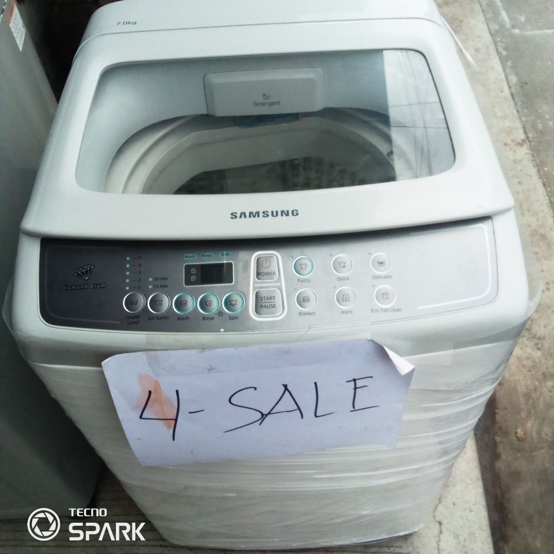 SAMSUNG AUTOMATIC 7.0KG WASHING MACHINE, TV & Home Appliances, Washing ...