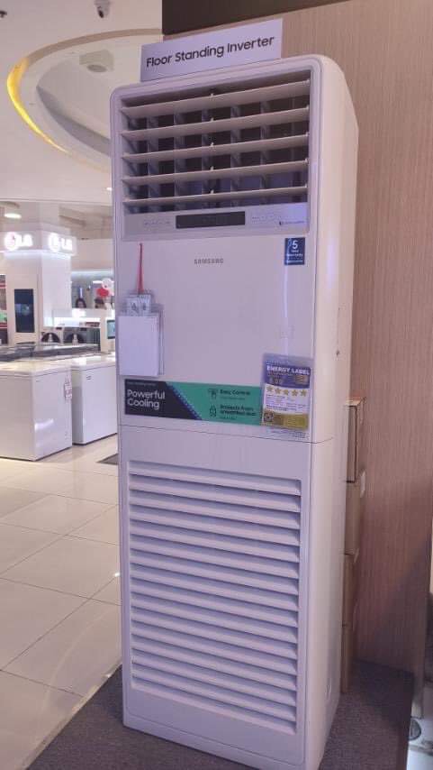 SAMSUNG FLOOR MOUNTED INVERTER AIRCON, TV & Home Appliances, Air ...