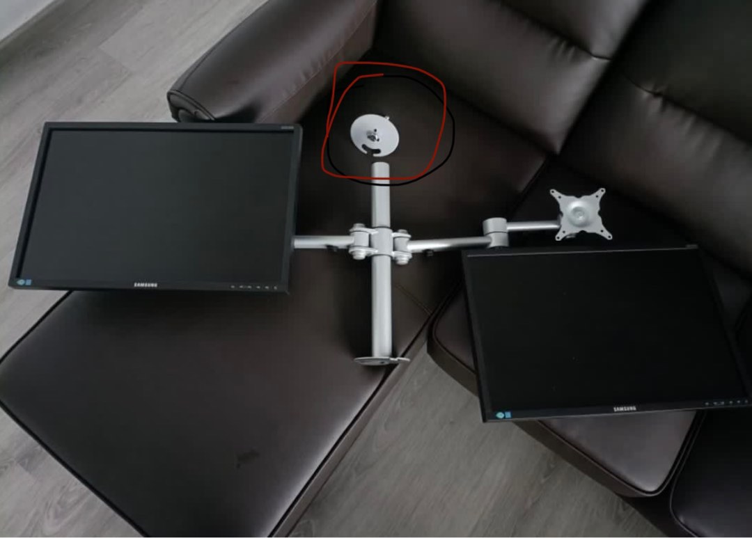 Samsung Monitor + Dual Arm Stand, Computers & Tech, Parts & Accessories ...