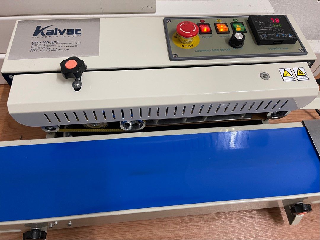 Sealing Machine / KALVAC FR900 Continuous Band Sealer (SEMI-AUTO), Food ...