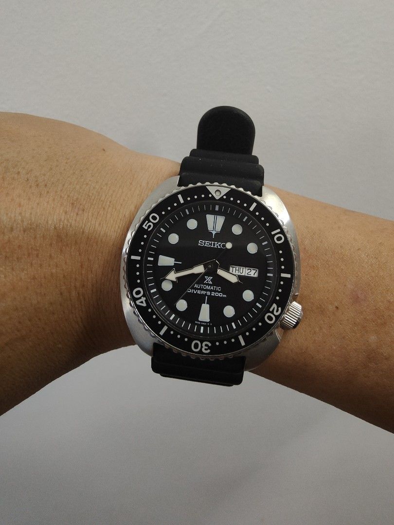 Seiko Black Turtle SRP777, Luxury, Watches on Carousell