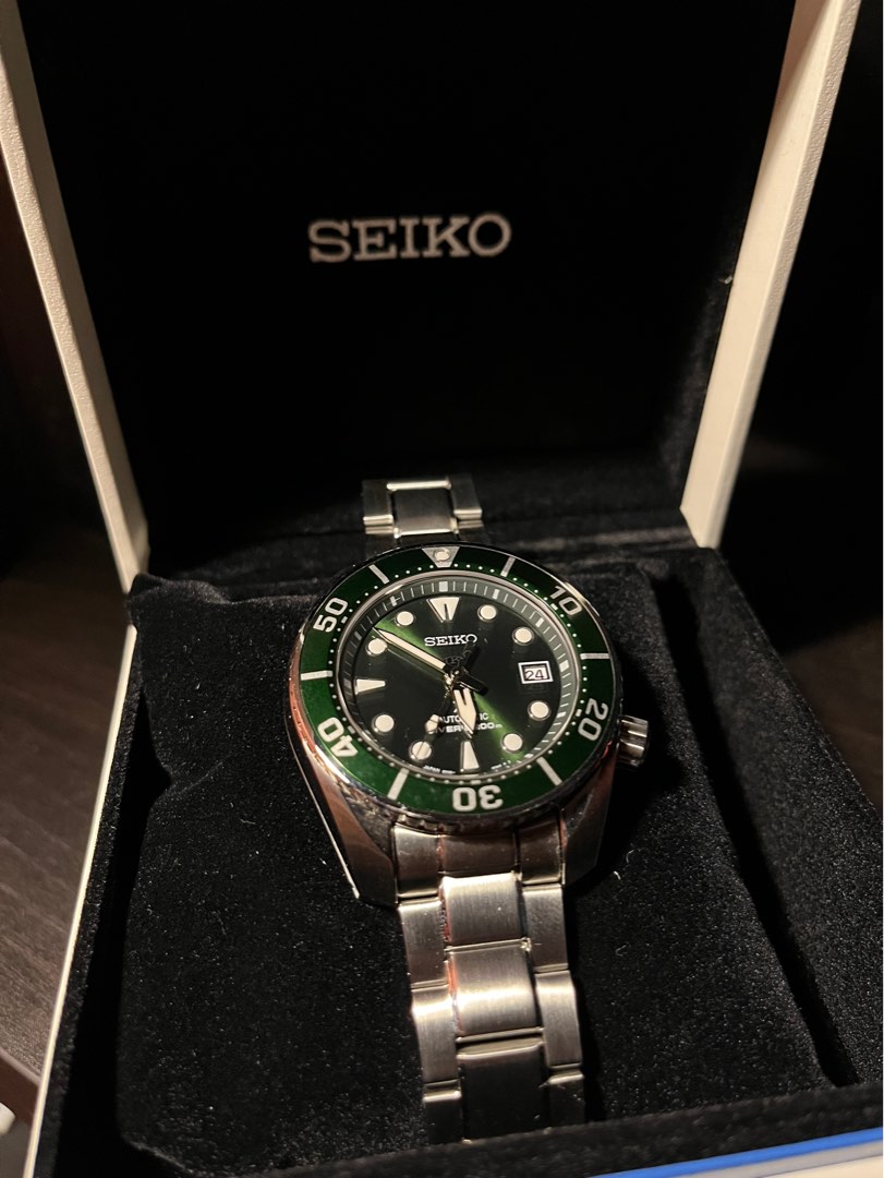 Seiko spb103j1 green sumo, Men's Fashion, Watches & Accessories ...