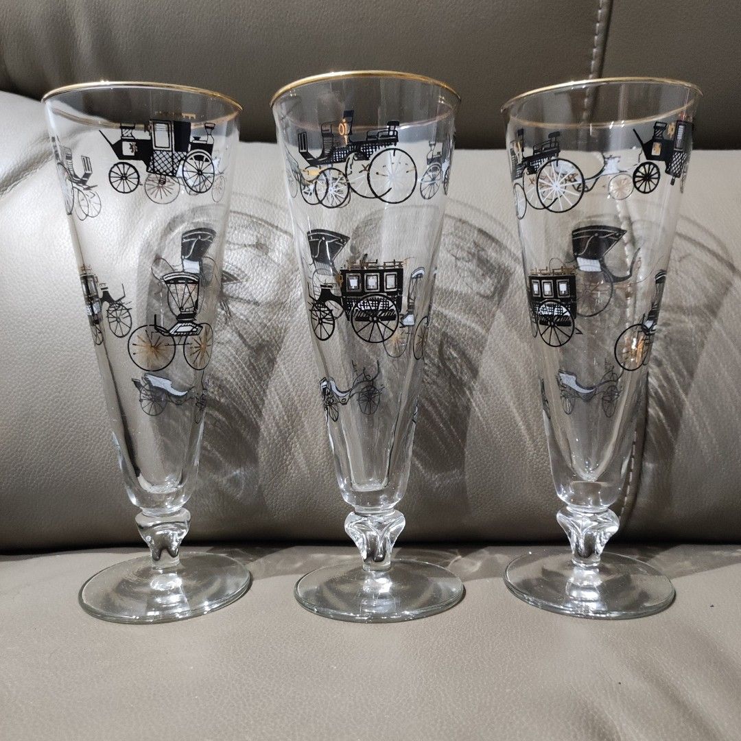 Set of 3 parfait glasses, Furniture & Home Living, Kitchenware ...