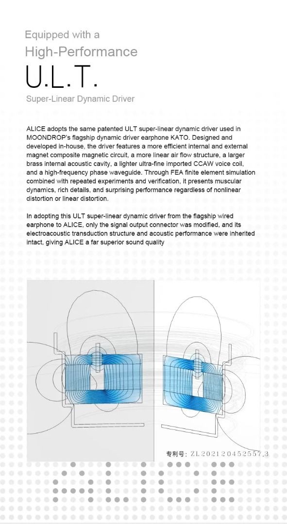 [🎶SG] MOONDROP ALICE ULT SUPER-LINEAR DYNAMIC DRIVER TRUE WIRELESS ...